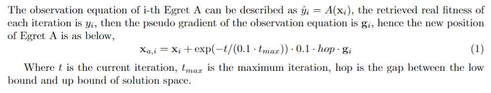 Egret Swarm Optimization Algorithm Esoa